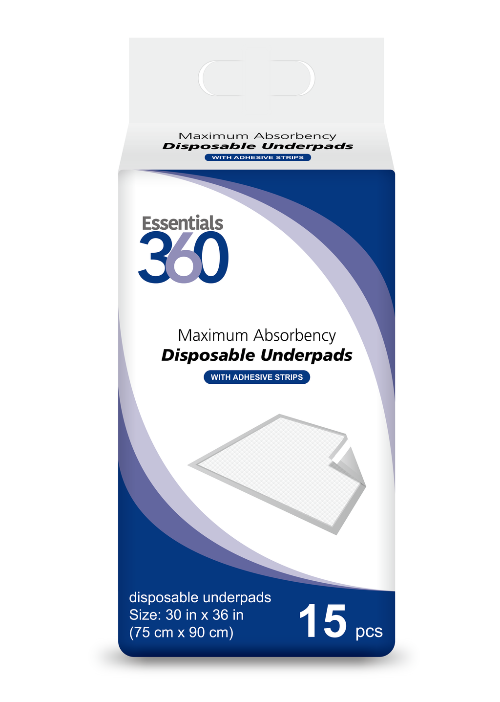 Maximum Absorbency Disposable Underpads - Essentials 360